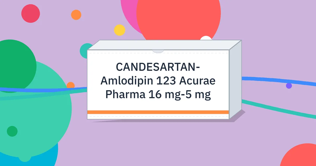 Symbolbild: Packung mit der Aufschrift CANDESARTAN-Amlodipin 123 Acurae Pharma 16 mg-5 mg (PZN 19266410) – Verfügbarkeit und Bezug in Apotheken in Frankfurt am Main