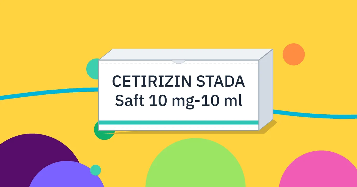 Symbolbild: Packung mit der Aufschrift CETIRIZIN STADA Saft 10 mg-10 ml (PZN 02418146) – Verfügbarkeit und Bezug in Apotheken in Frankfurt am Main