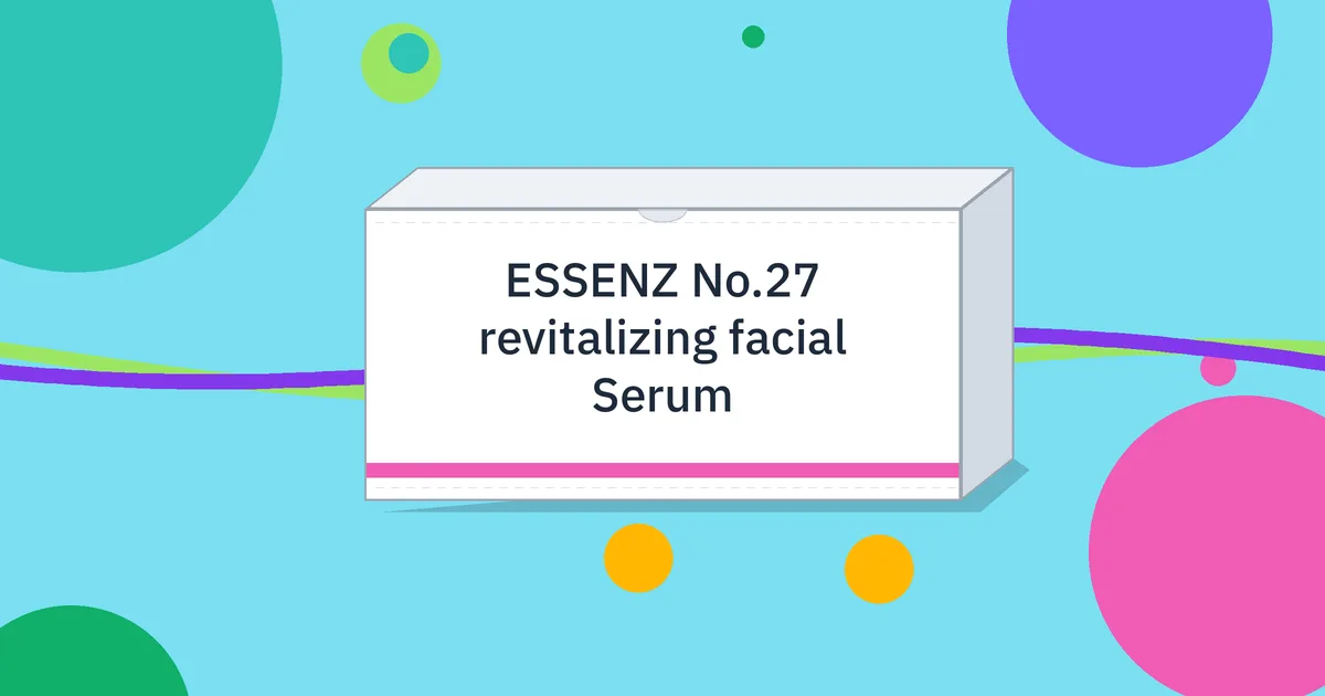 Symbolbild: Packung mit der Aufschrift ESSENZ No.27 revitalizing facial Serum (PZN 19995592) – Verfügbarkeit und Bezug in Apotheken in Frankfurt am Main