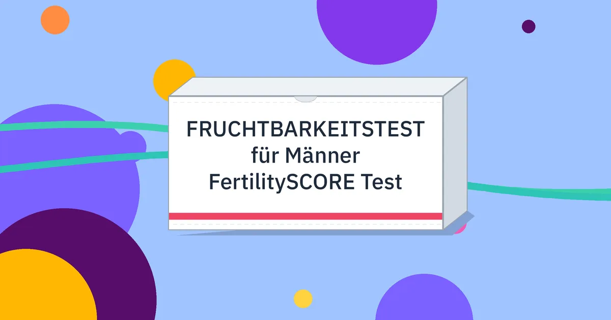 Symbolbild: Packung mit der Aufschrift FRUCHTBARKEITSTEST für Männer FertilitySCORE Test (PZN 10135824) – Verfügbarkeit und Bezug in Apotheken in Frankfurt am Main