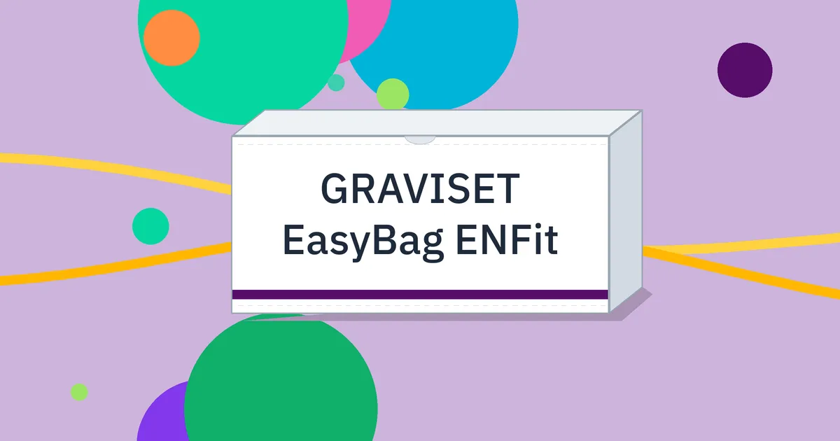 Symbolbild: Packung mit der Aufschrift GRAVISET EasyBag ENFit (PZN 10823895) – Verfügbarkeit und Bezug in Apotheken in Frankfurt am Main