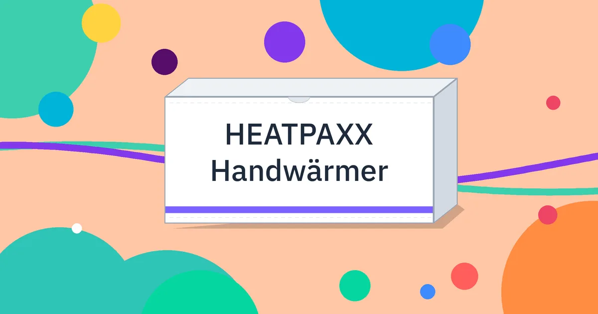 Symbolbild: Packung mit der Aufschrift HEATPAXX Handwärmer (PZN 10711162) – Verfügbarkeit und Bezug in Apotheken in Frankfurt am Main