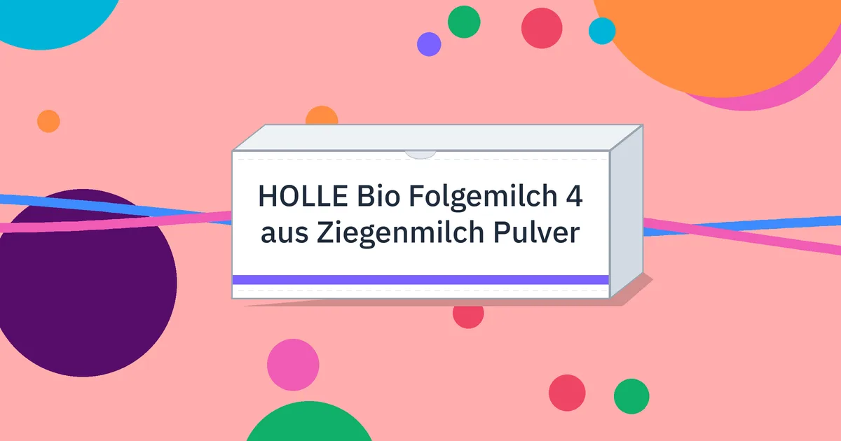 Symbolbild: Packung mit der Aufschrift HOLLE Bio Folgemilch 4 aus Ziegenmilch Pulver (PZN 17441085) – Verfügbarkeit und Bezug in Apotheken in Frankfurt am Main
