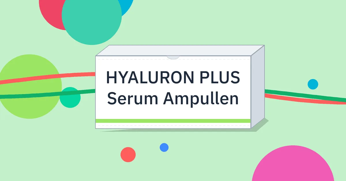 Symbolbild: Packung mit der Aufschrift HYALURON PLUS Serum Ampullen (PZN 19297244) – Verfügbarkeit und Bezug in Apotheken in Frankfurt am Main