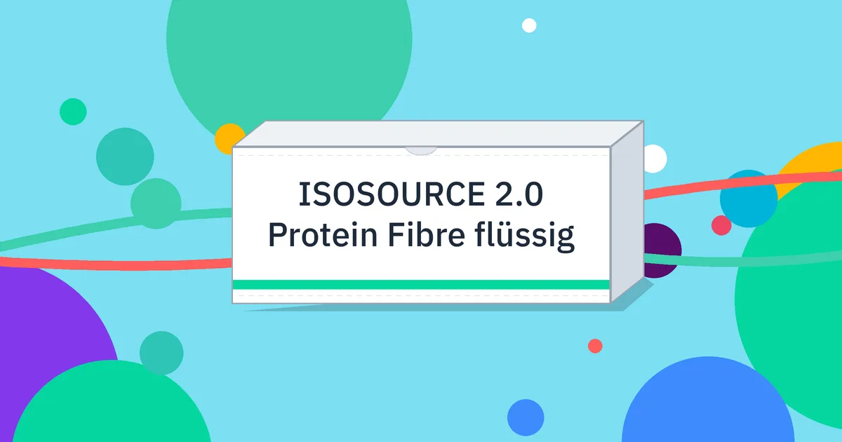 Symbolbild: Packung mit der Aufschrift ISOSOURCE 2.0 Protein Fibre flüssig (PZN 14044165) – Verfügbarkeit und Bezug in Apotheken in Frankfurt am Main