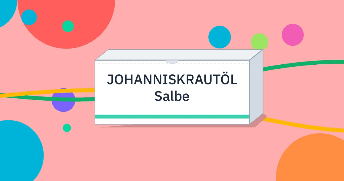 Symbolbild: Packung mit der Aufschrift JOHANNISKRAUTÖL Salbe (PZN 16865245) – Verfügbarkeit und Bezug in Apotheken in Frankfurt am Main