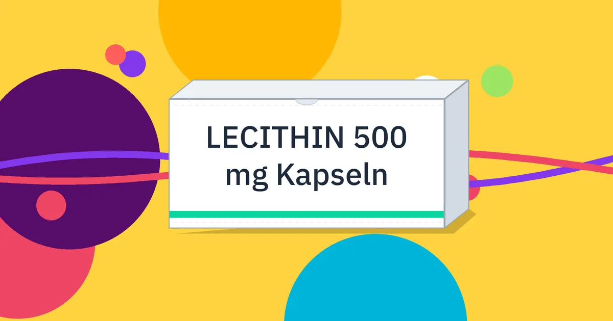 Symbolbild: Packung mit der Aufschrift LECITHIN 500 mg Kapseln (PZN 02530908) – Verfügbarkeit und Bezug in Apotheken in Frankfurt am Main