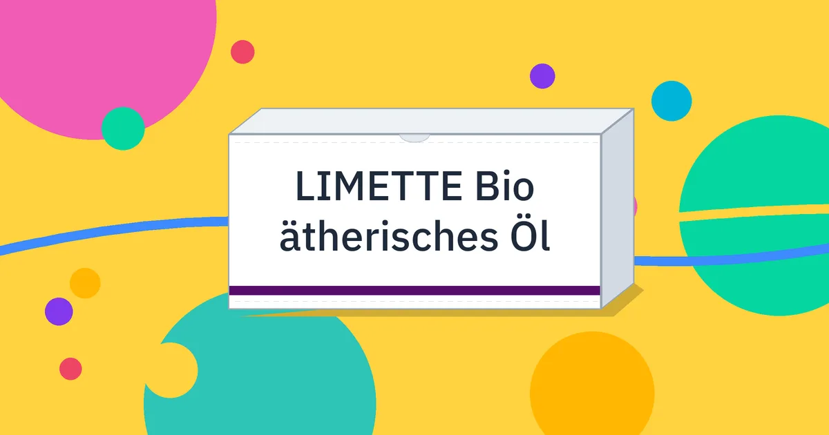 Symbolbild: Packung mit der Aufschrift LIMETTE Bio ätherisches Öl (PZN 04258273) – Verfügbarkeit und Bezug in Apotheken in Frankfurt am Main