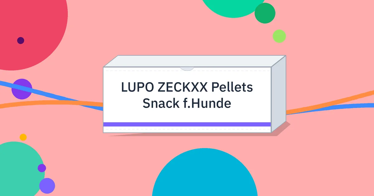 Symbolbild: Packung mit der Aufschrift LUPO ZECKXX Pellets Snack f.Hunde (PZN 20061682) – Verfügbarkeit und Bezug in Apotheken in Frankfurt am Main