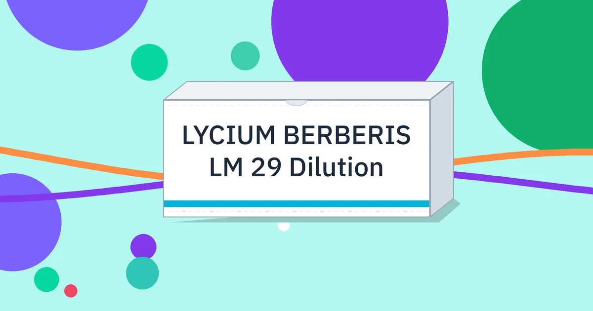 Symbolbild: Packung mit der Aufschrift LYCIUM BERBERIS LM 29 Dilution (PZN 13537322) – Verfügbarkeit und Bezug in Apotheken in Frankfurt am Main