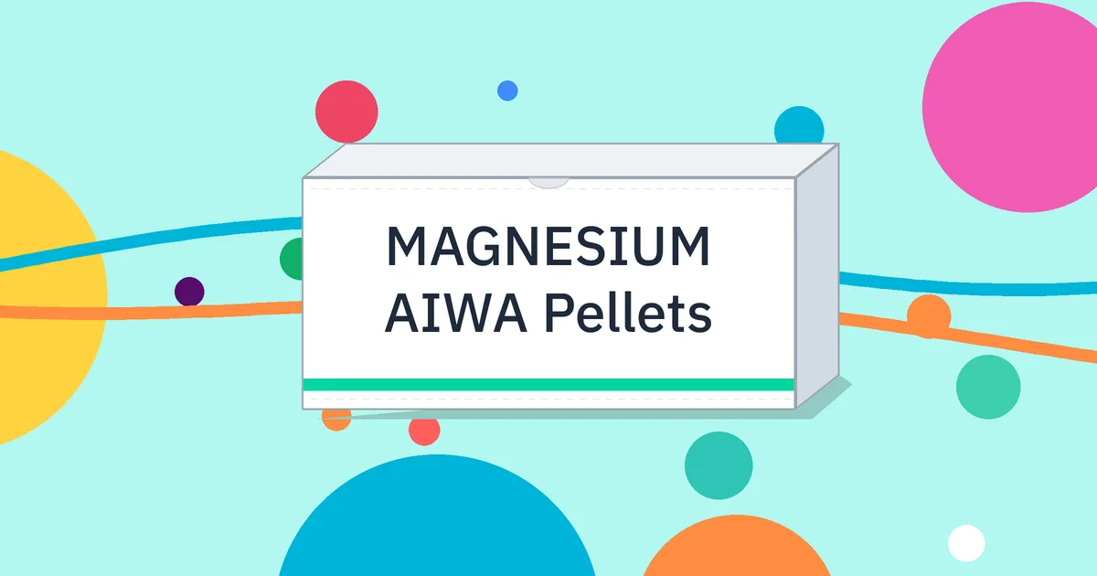 Symbolbild: Packung mit der Aufschrift MAGNESIUM AIWA Pellets (PZN 02692456) – Verfügbarkeit und Bezug in Apotheken in Frankfurt am Main