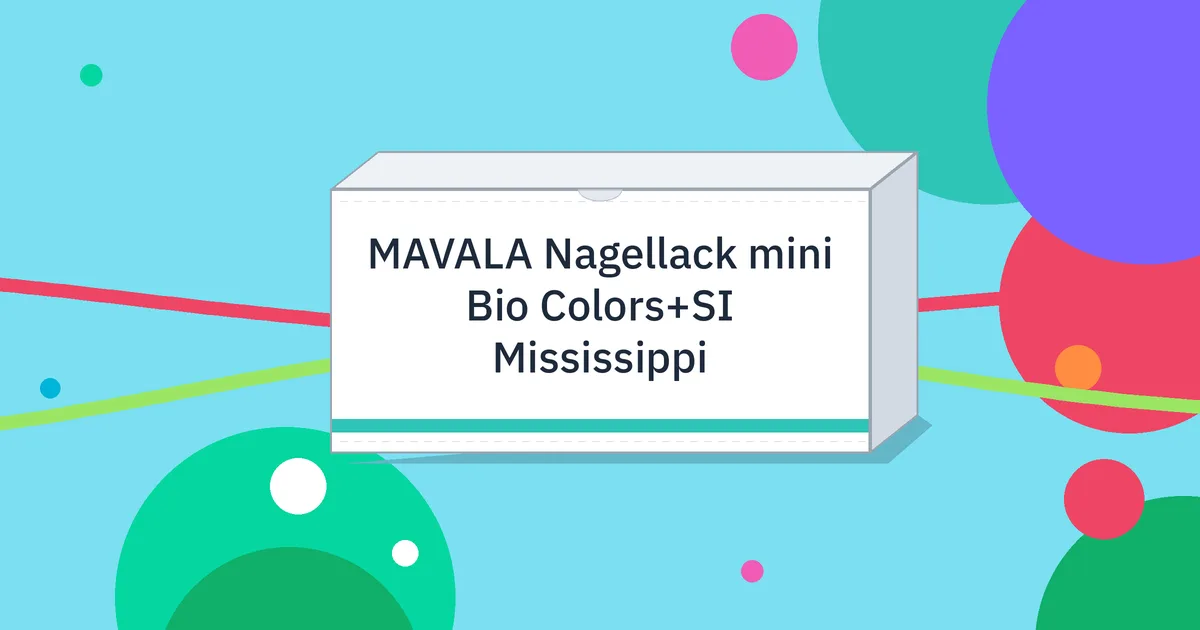 Symbolbild: Packung mit der Aufschrift MAVALA Nagellack mini Bio Colors+SI Mississippi (PZN 18449344) – Verfügbarkeit und Bezug in Apotheken in Frankfurt am Main