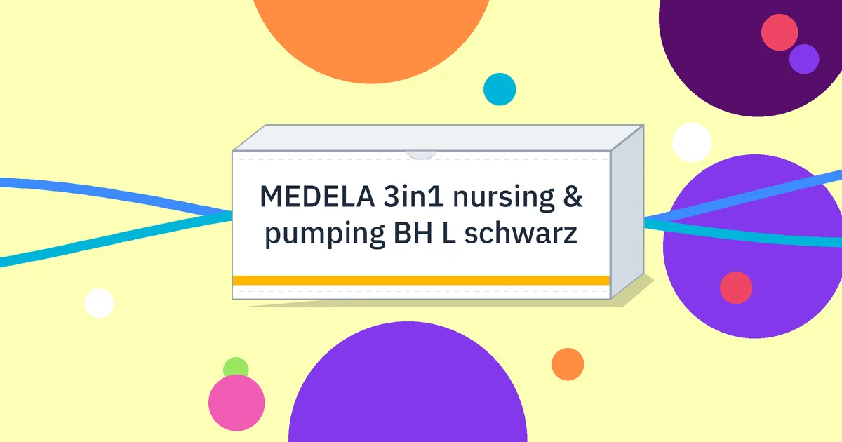 Symbolbild: Packung mit der Aufschrift MEDELA 3in1 nursing & pumping BH L schwarz (PZN 18269211) – Verfügbarkeit und Bezug in Apotheken in Frankfurt am Main