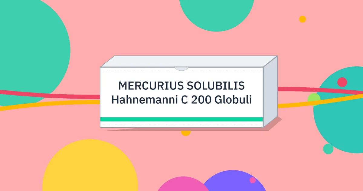Symbolbild: Packung mit der Aufschrift MERCURIUS SOLUBILIS Hahnemanni C 200 Globuli (PZN 02927362) – Verfügbarkeit und Bezug in Apotheken in Frankfurt am Main