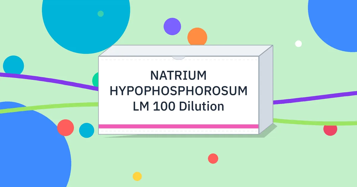 Symbolbild: Packung mit der Aufschrift NATRIUM HYPOPHOSPHOROSUM LM 100 Dilution (PZN 12963726) – Verfügbarkeit und Bezug in Apotheken in Frankfurt am Main