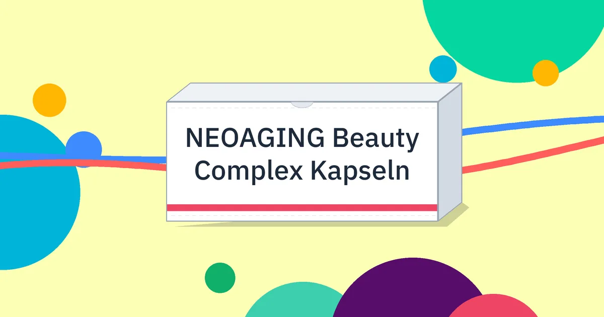 Symbolbild: Packung mit der Aufschrift NEOAGING Beauty Complex Kapseln (PZN 19490886) – Verfügbarkeit und Bezug in Apotheken in Frankfurt am Main