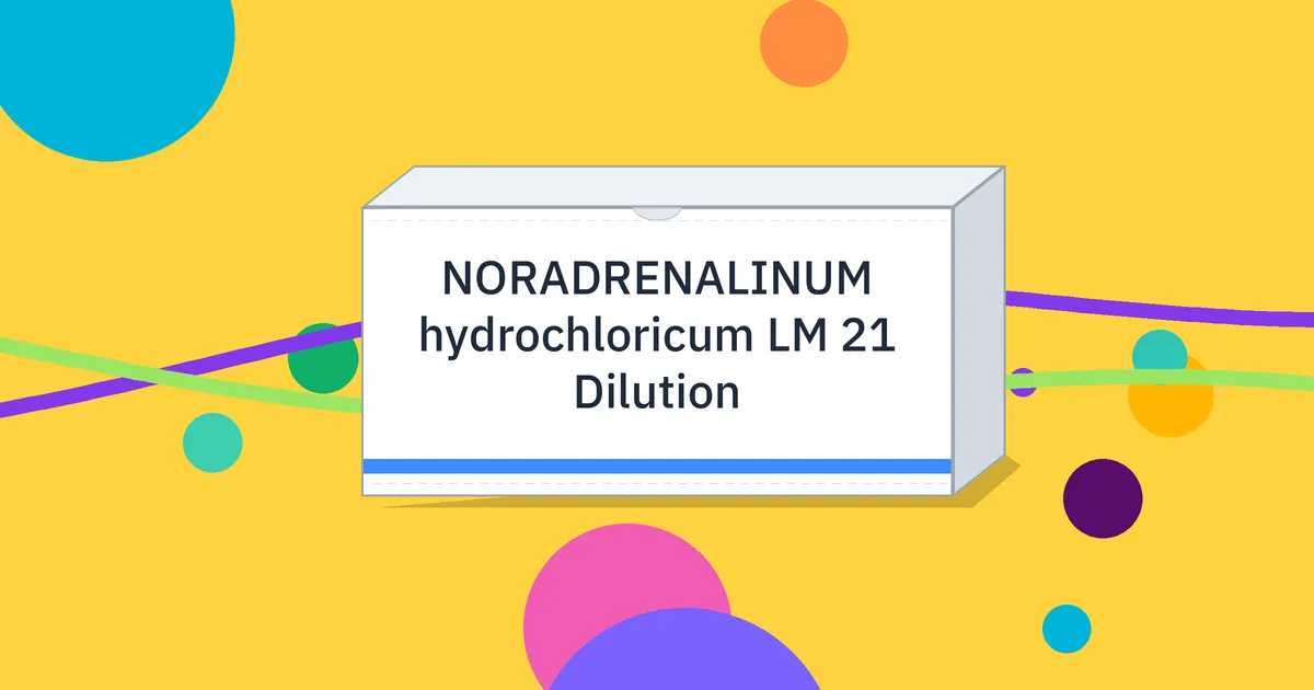 Symbolbild: Packung mit der Aufschrift NORADRENALINUM hydrochloricum LM 21 Dilution (PZN 13620135) – Verfügbarkeit und Bezug in Apotheken in Frankfurt am Main