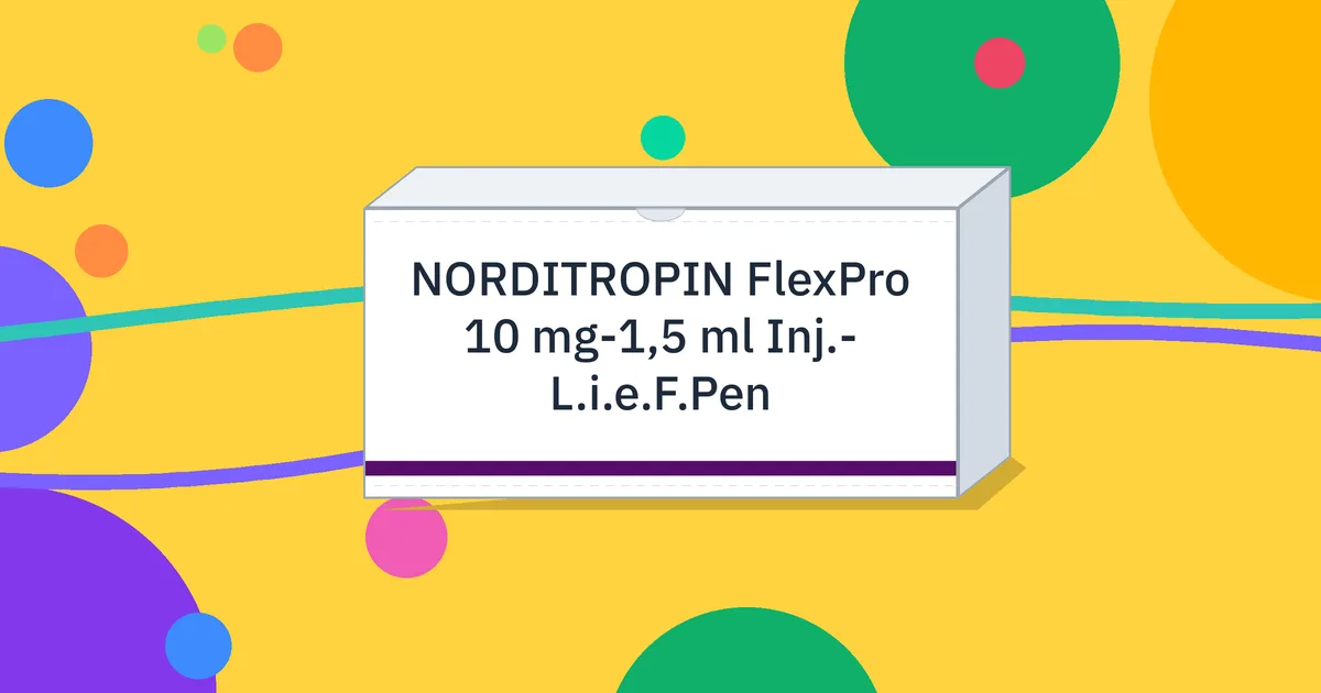 Symbolbild: Packung mit der Aufschrift NORDITROPIN FlexPro 10 mg-1,5 ml Inj.-L.i.e.F.Pen (PZN 20546652) – Verfügbarkeit und Bezug in Apotheken in Frankfurt am Main