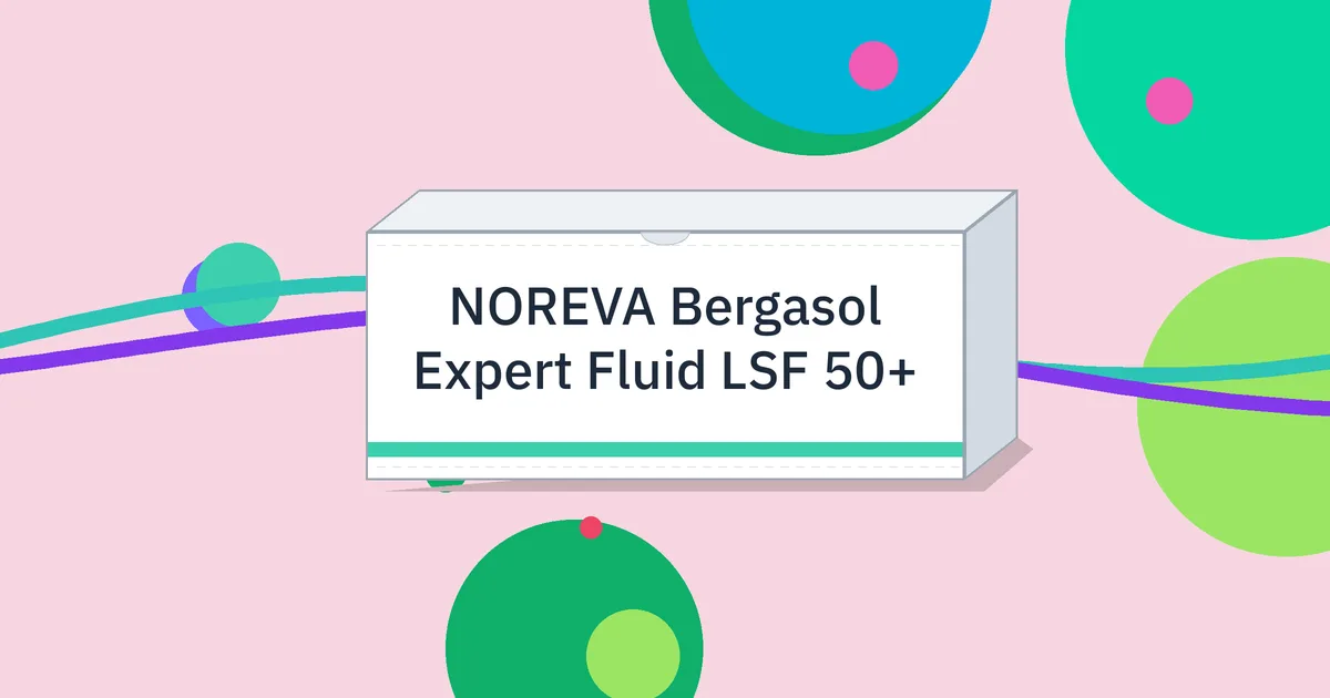 Symbolbild: Packung mit der Aufschrift NOREVA Bergasol Expert Fluid LSF 50+ (PZN 17268149) – Verfügbarkeit und Bezug in Apotheken in Frankfurt am Main