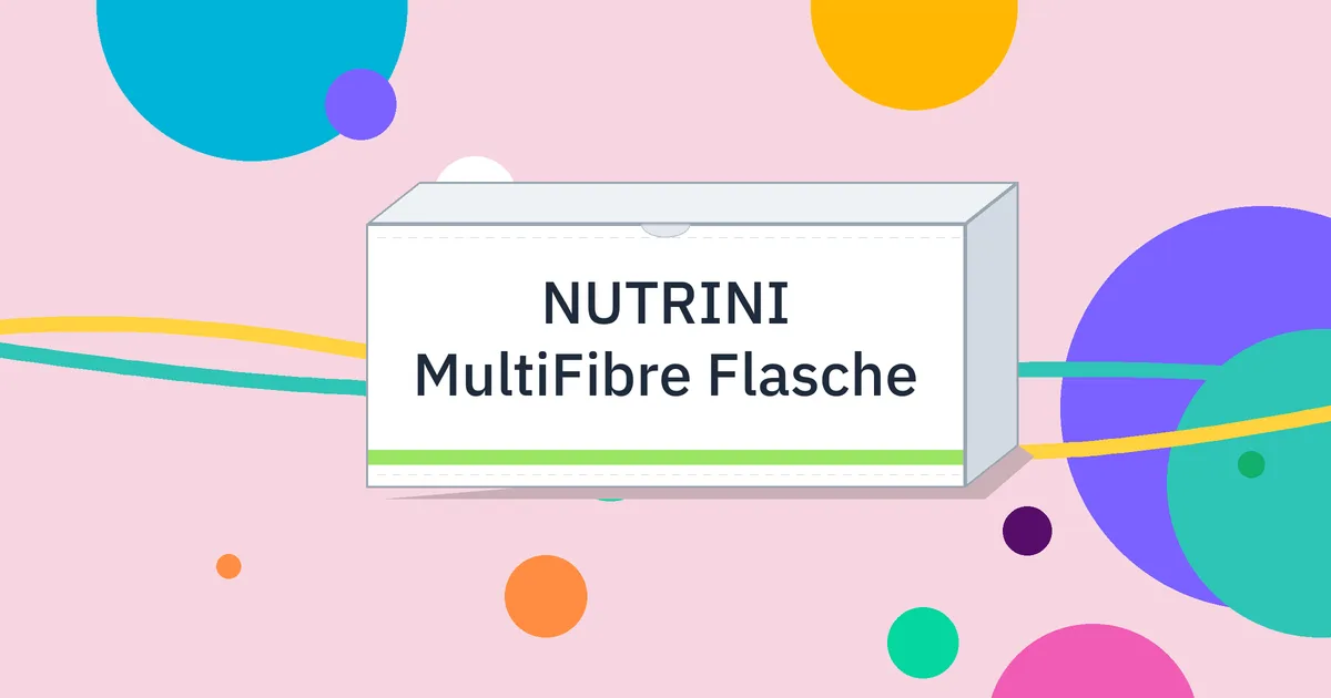 Symbolbild: Packung mit der Aufschrift NUTRINI MultiFibre Flasche (PZN 10213004) – Verfügbarkeit und Bezug in Apotheken in Frankfurt am Main