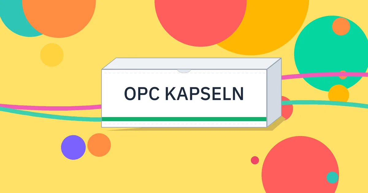 Symbolbild: Packung mit der Aufschrift OPC KAPSELN (PZN 04156816) – Verfügbarkeit und Bezug in Apotheken in Frankfurt am Main