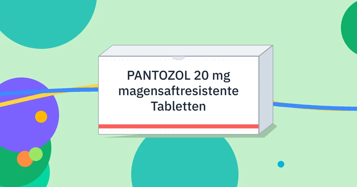 Symbolbild: Packung mit der Aufschrift PANTOZOL 20 mg magensaftresistente Tabletten (PZN 14254425) – Verfügbarkeit und Bezug in Apotheken in Frankfurt am Main