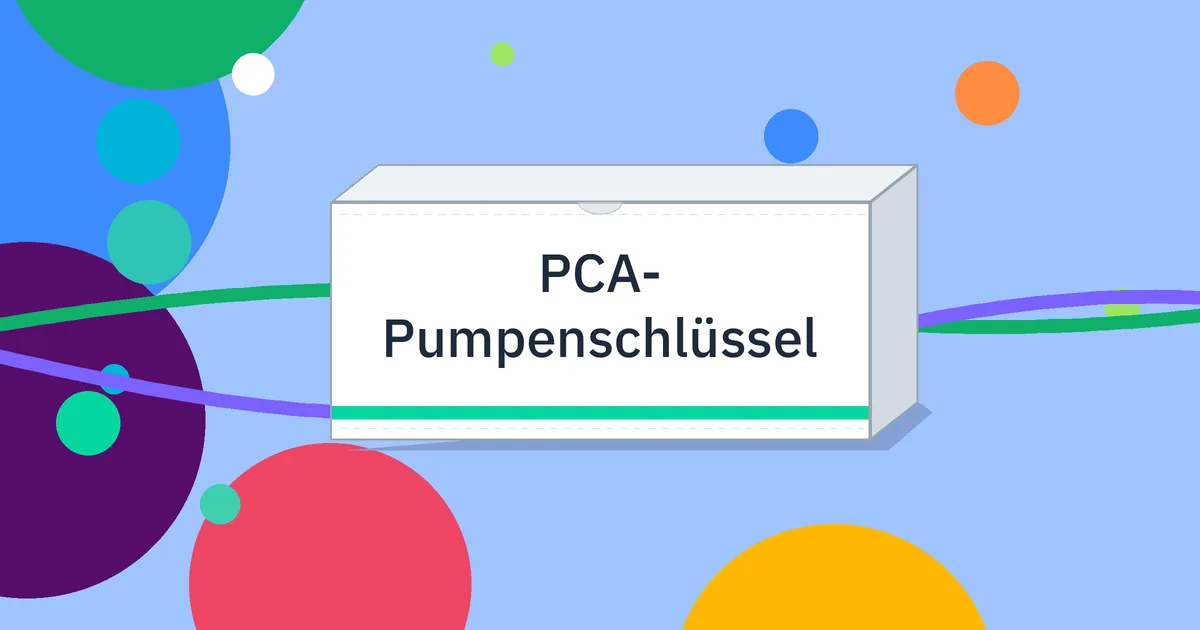 Symbolbild: Packung mit der Aufschrift PCA-Pumpenschlüssel (PZN 09217830) – Verfügbarkeit und Bezug in Apotheken in Frankfurt am Main