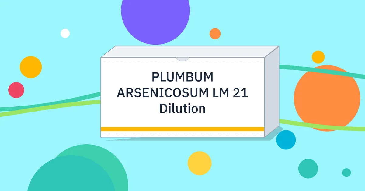 Symbolbild: Packung mit der Aufschrift PLUMBUM ARSENICOSUM LM 21 Dilution (PZN 13039392) – Verfügbarkeit und Bezug in Apotheken in Frankfurt am Main