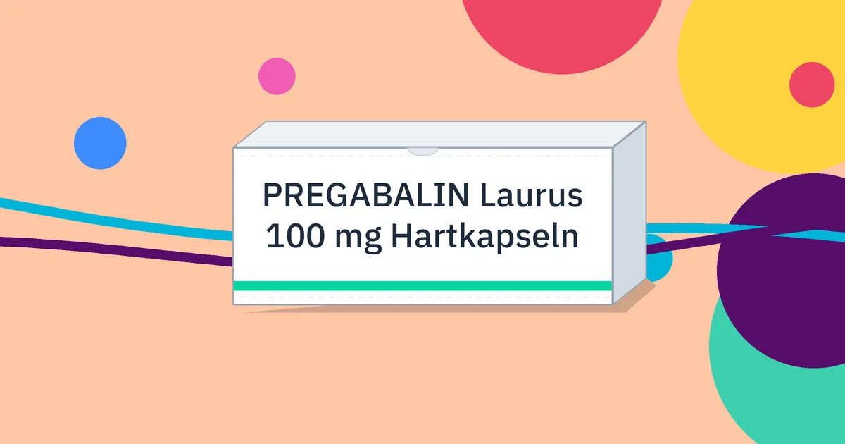Symbolbild: Packung mit der Aufschrift PREGABALIN Laurus 100 mg Hartkapseln (PZN 16240640) – Verfügbarkeit und Bezug in Apotheken in Frankfurt am Main