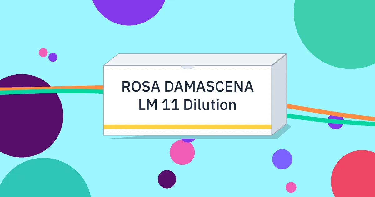 Symbolbild: Packung mit der Aufschrift ROSA DAMASCENA LM 11 Dilution (PZN 13056255) – Verfügbarkeit und Bezug in Apotheken in Frankfurt am Main