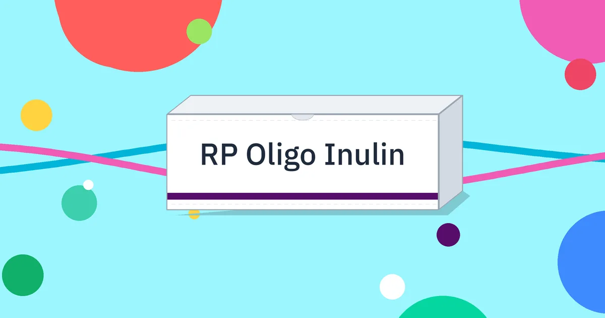 Symbolbild: Packung mit der Aufschrift RP Oligo Inulin (PZN 00062633) – Verfügbarkeit und Bezug in Apotheken in Frankfurt am Main