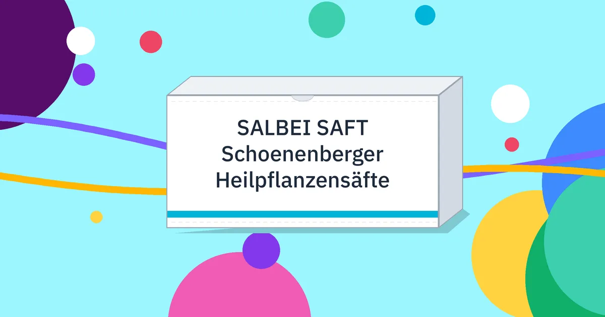 Symbolbild: Packung mit der Aufschrift SALBEI SAFT Schoenenberger Heilpflanzensäfte (PZN 00700105) – Verfügbarkeit und Bezug in Apotheken in Frankfurt am Main