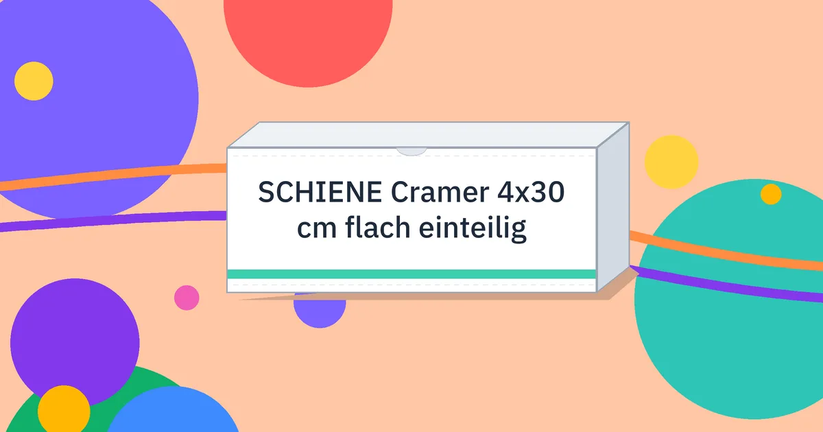 Symbolbild: Packung mit der Aufschrift SCHIENE Cramer 4x30 cm flach einteilig (PZN 01736016) – Verfügbarkeit und Bezug in Apotheken in Frankfurt am Main