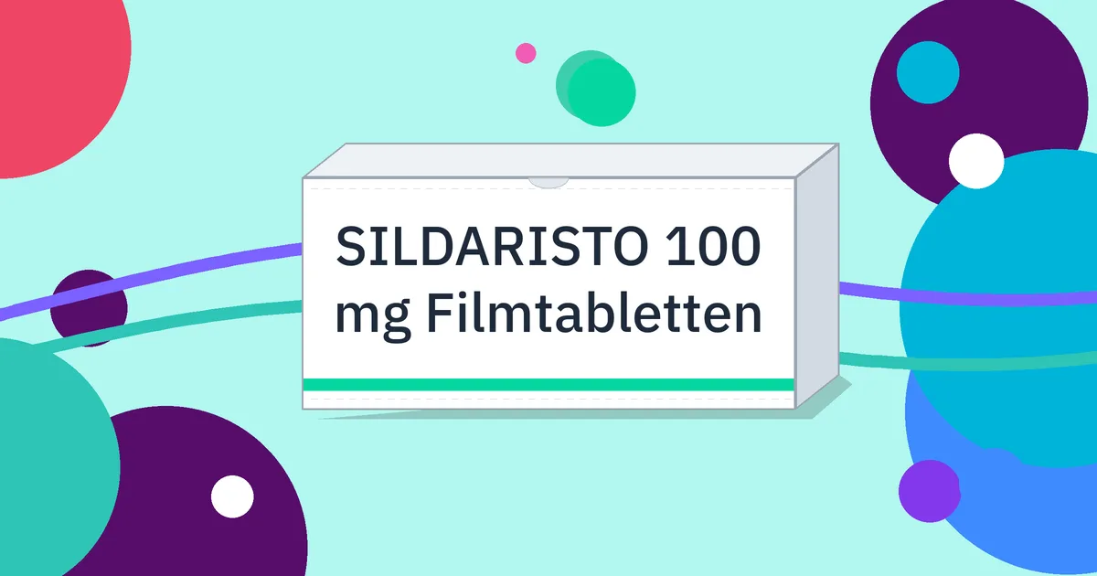 Symbolbild: Packung mit der Aufschrift SILDARISTO 100 mg Filmtabletten (PZN 11057983) – Verfügbarkeit und Bezug in Apotheken in Frankfurt am Main