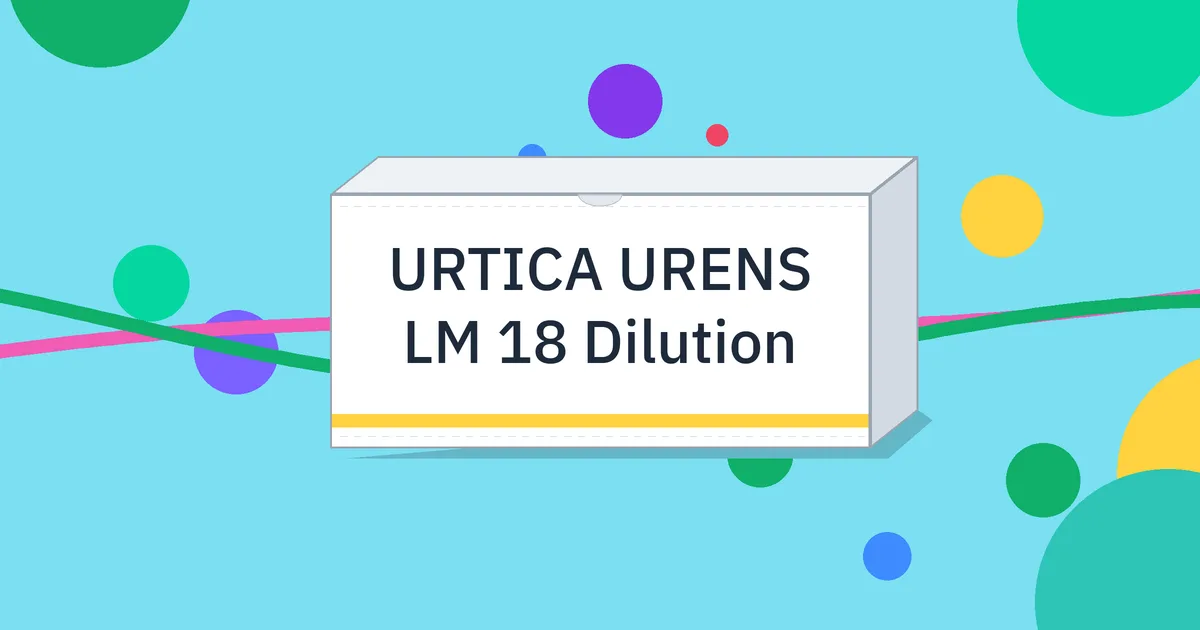 Symbolbild: Packung mit der Aufschrift URTICA URENS LM 18 Dilution (PZN 09650981) – Verfügbarkeit und Bezug in Apotheken in Frankfurt am Main