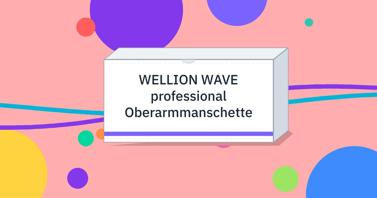 Symbolbild: Packung mit der Aufschrift WELLION WAVE professional Oberarmmanschette (PZN 11858944) – Verfügbarkeit und Bezug in Apotheken in Frankfurt am Main