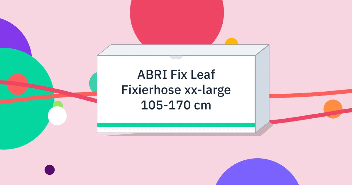 Symbolbild: Packung mit der Aufschrift ABRI Fix Leaf Fixierhose xx-large 105-170 cm (PZN 07501099) – Verfügbarkeit und Bezug in Apotheken in Frankfurt am Main