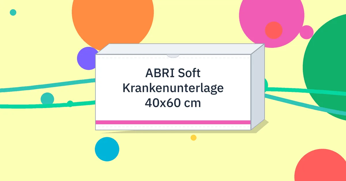 Symbolbild: Packung mit der Aufschrift ABRI Soft Krankenunterlage 40x60 cm (PZN 00427052) – Verfügbarkeit und Bezug in Apotheken in Frankfurt am Main