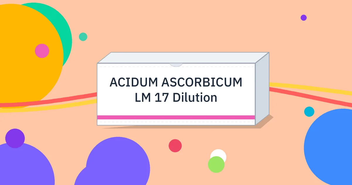 Symbolbild: Packung mit der Aufschrift ACIDUM ASCORBICUM LM 17 Dilution (PZN 13268974) – Verfügbarkeit und Bezug in Apotheken in Frankfurt am Main