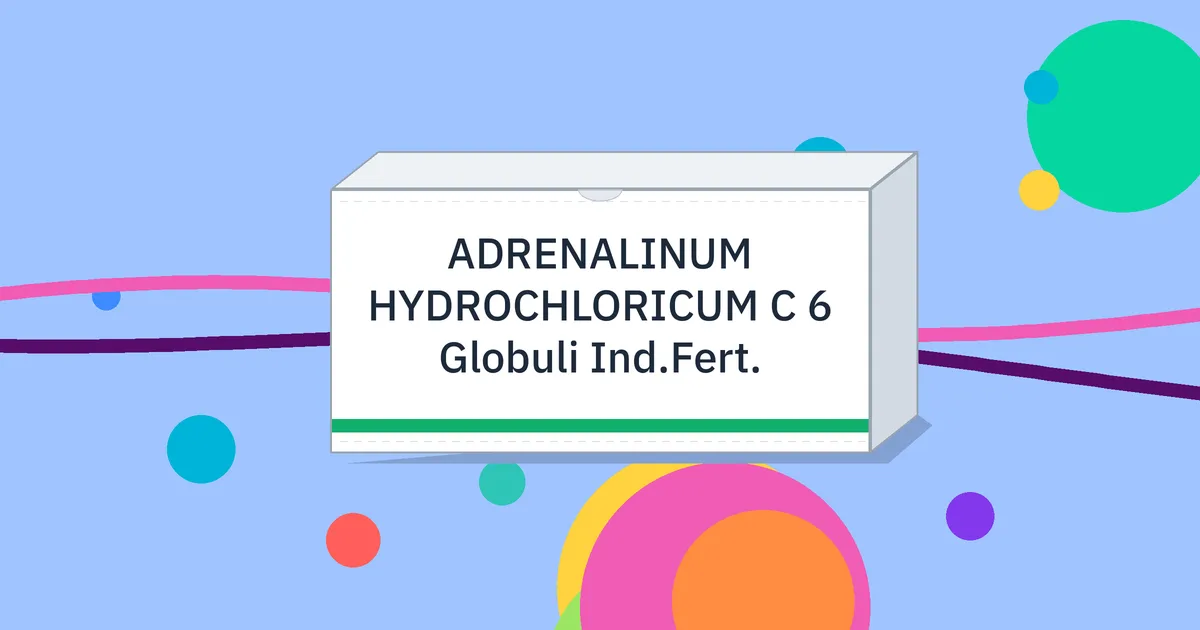 Symbolbild: Packung mit der Aufschrift ADRENALINUM HYDROCHLORICUM C 6 Globuli Ind.Fert. (PZN 17703728) – Verfügbarkeit und Bezug in Apotheken in Frankfurt am Main