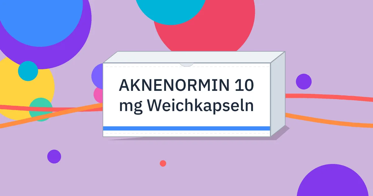 Symbolbild: Packung mit der Aufschrift AKNENORMIN 10 mg Weichkapseln (PZN 02931493) – Verfügbarkeit und Bezug in Apotheken in Frankfurt am Main
