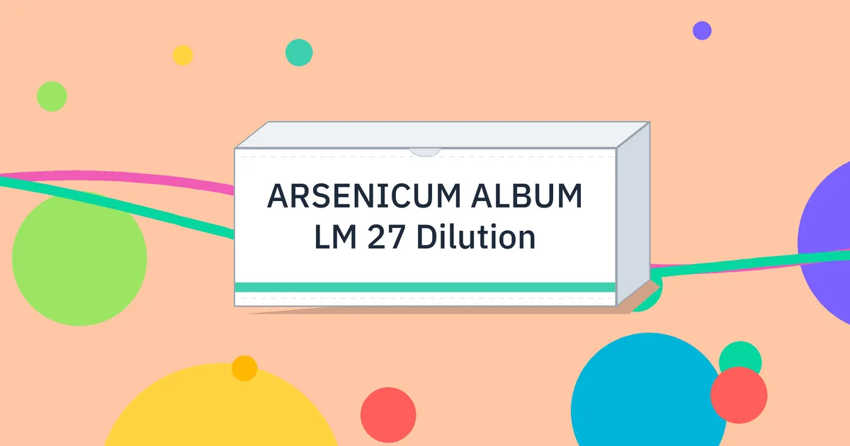 Symbolbild: Packung mit der Aufschrift ARSENICUM ALBUM LM 27 Dilution (PZN 12771056) – Verfügbarkeit und Bezug in Apotheken in Frankfurt am Main