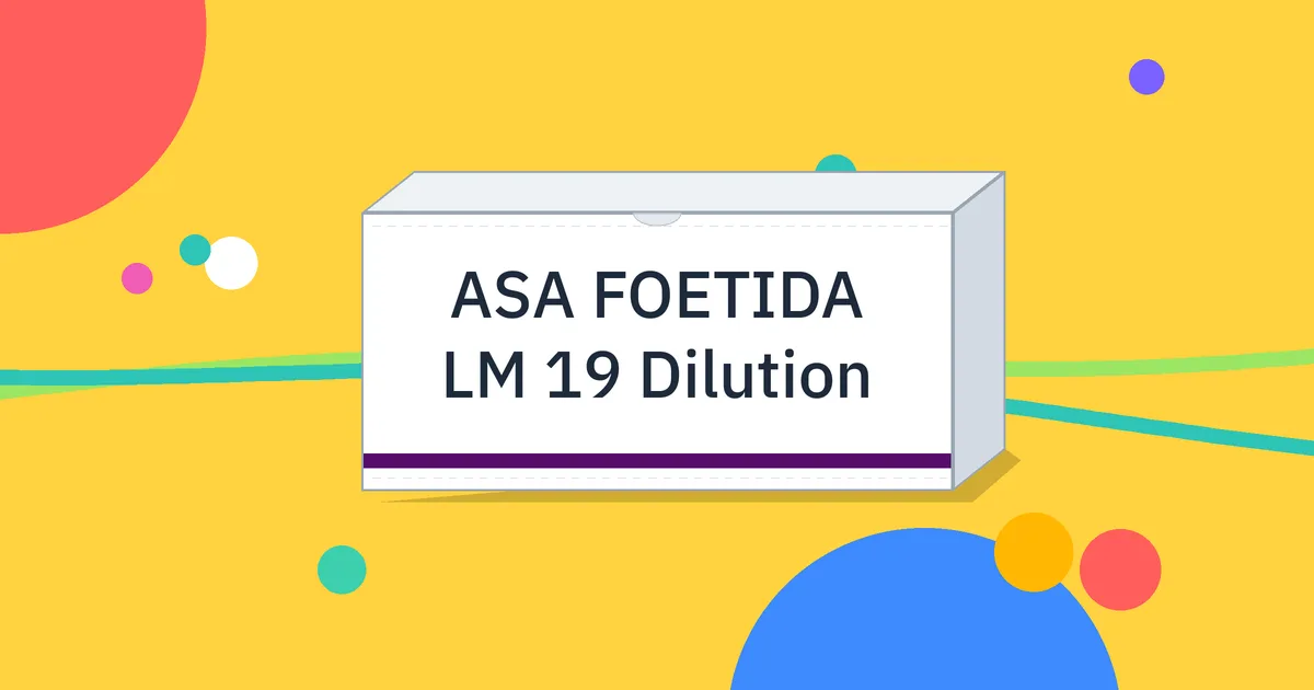 Symbolbild: Packung mit der Aufschrift ASA FOETIDA LM 19 Dilution (PZN 12781617) – Verfügbarkeit und Bezug in Apotheken in Frankfurt am Main