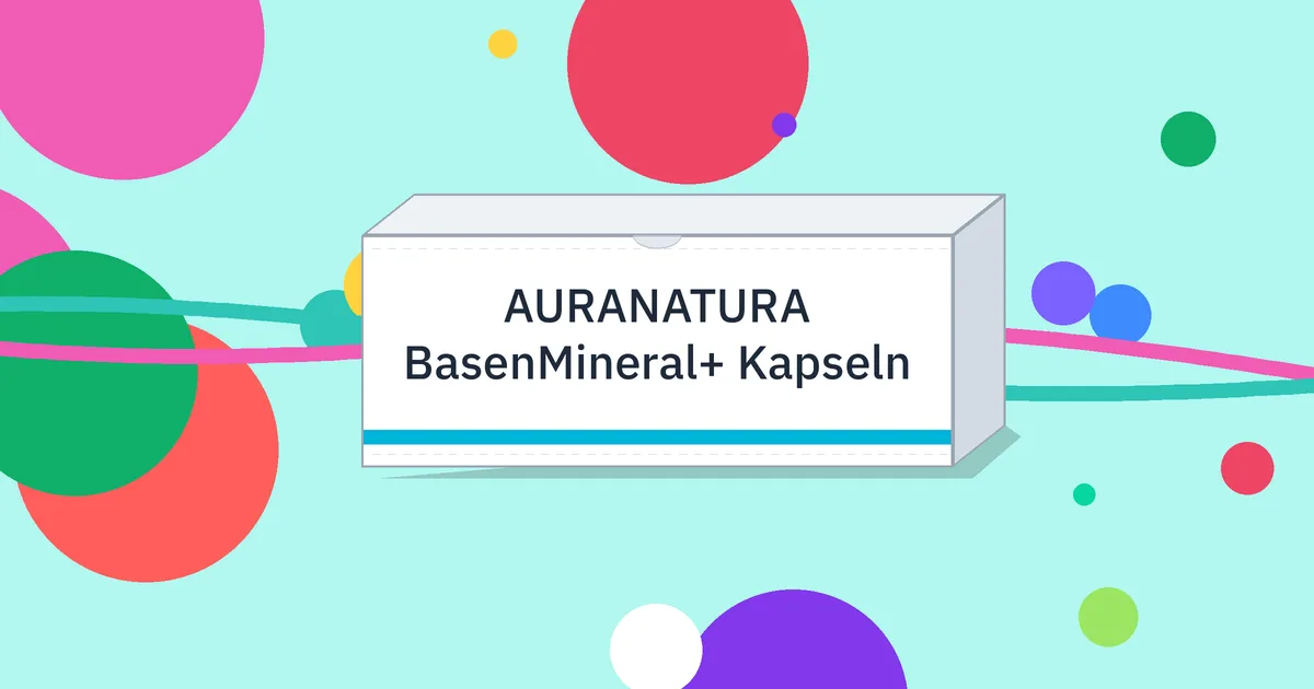 Symbolbild: Packung mit der Aufschrift AURANATURA BasenMineral+ Kapseln (PZN 19490780) – Verfügbarkeit und Bezug in Apotheken in Frankfurt am Main