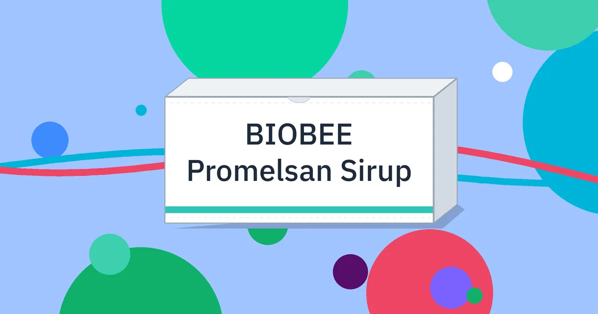 Symbolbild: Packung mit der Aufschrift BIOBEE Promelsan Sirup (PZN 12543651) – Verfügbarkeit und Bezug in Apotheken in Frankfurt am Main
