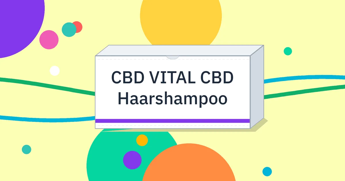 Symbolbild: Packung mit der Aufschrift CBD VITAL CBD Haarshampoo (PZN 17241280) – Verfügbarkeit und Bezug in Apotheken in Frankfurt am Main