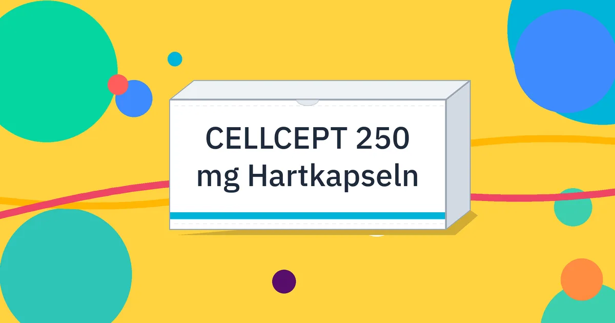 Symbolbild: Packung mit der Aufschrift CELLCEPT 250 mg Hartkapseln (PZN 01385404) – Verfügbarkeit und Bezug in Apotheken in Frankfurt am Main