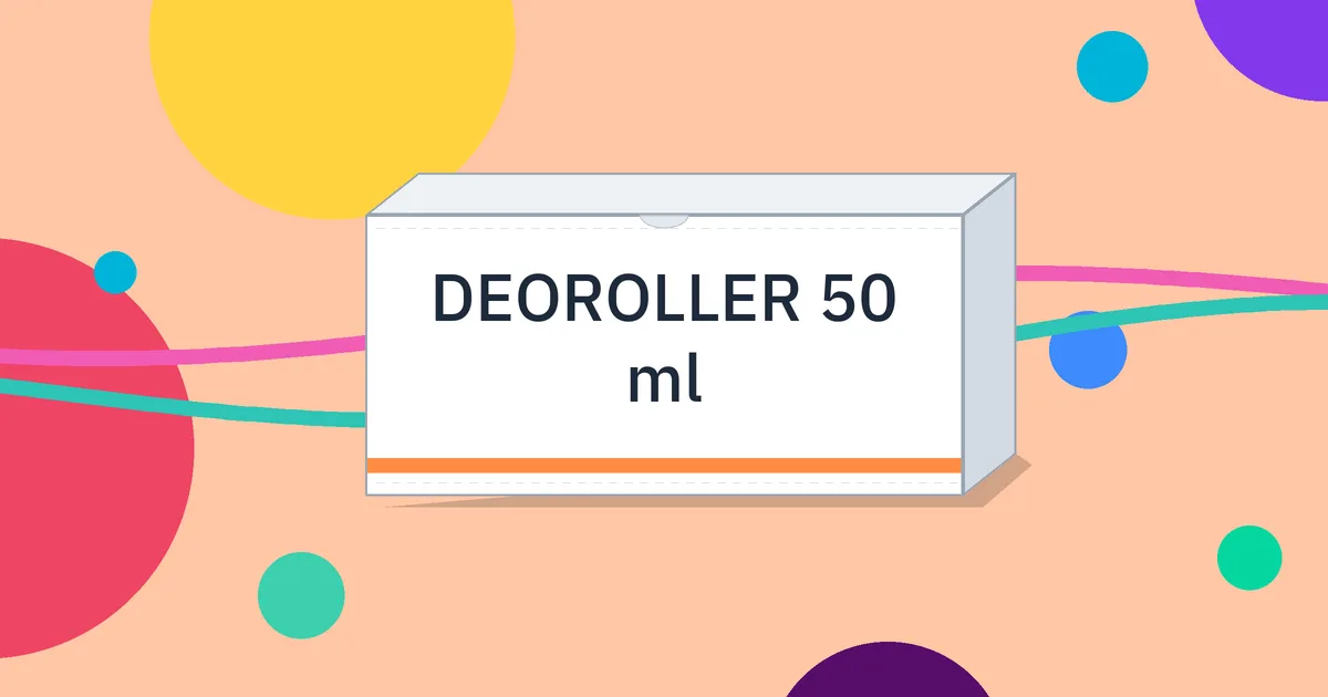 Symbolbild: Packung mit der Aufschrift DEOROLLER 50 ml (PZN 10022416) – Verfügbarkeit und Bezug in Apotheken in Frankfurt am Main