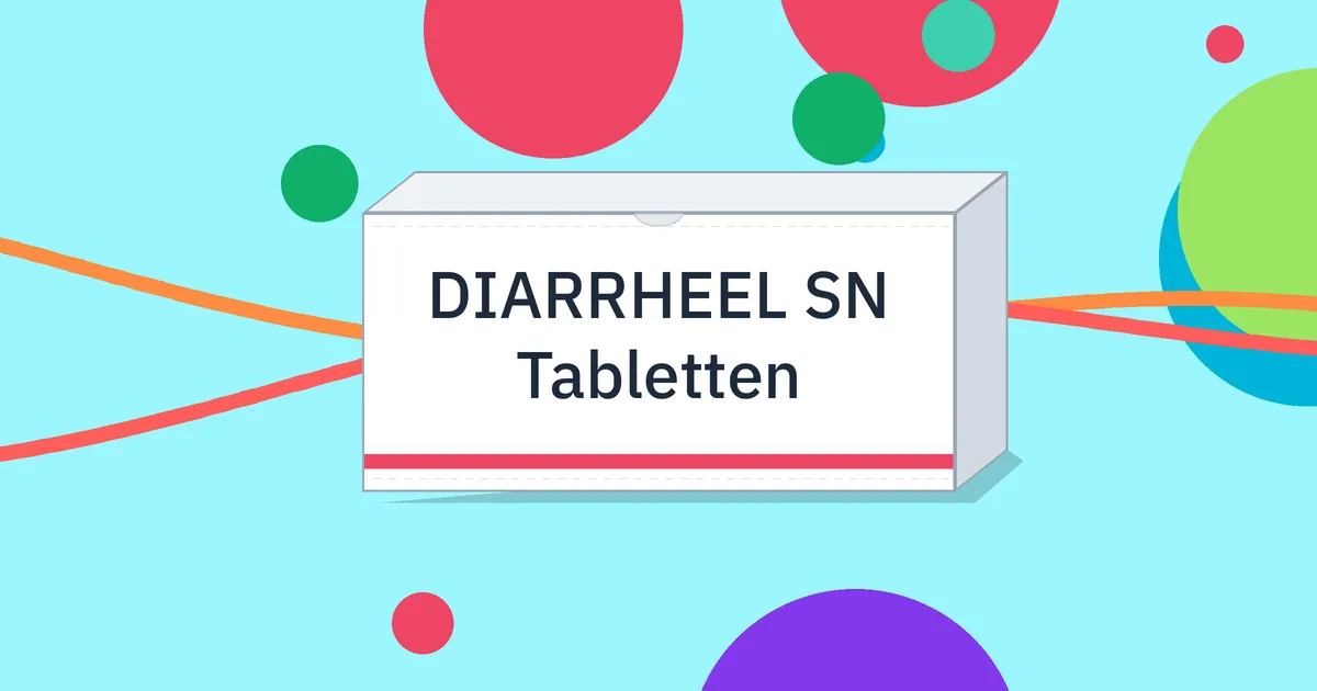 Symbolbild: Packung mit der Aufschrift DIARRHEEL SN Tabletten (PZN 01745512) – Verfügbarkeit und Bezug in Apotheken in Frankfurt am Main