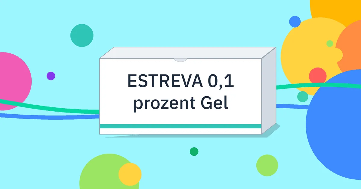 Symbolbild: Packung mit der Aufschrift ESTREVA 0,1 prozent Gel (PZN 19787853) – Verfügbarkeit und Bezug in Apotheken in Frankfurt am Main